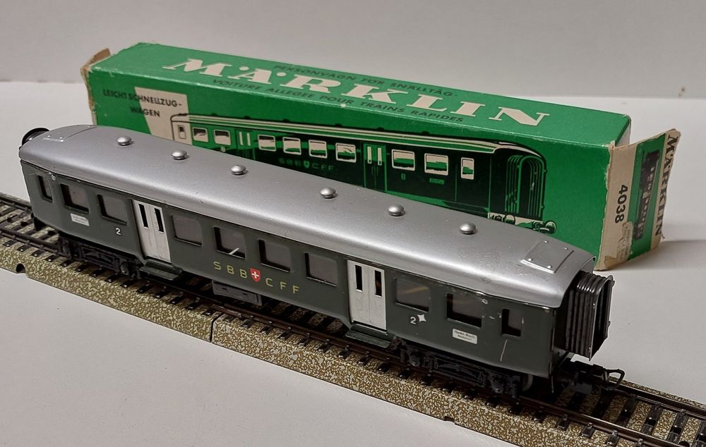 Märklin 4038 - 4a SBB Leichtschnellzugwagen (Gebraucht) in Cheseaux ...