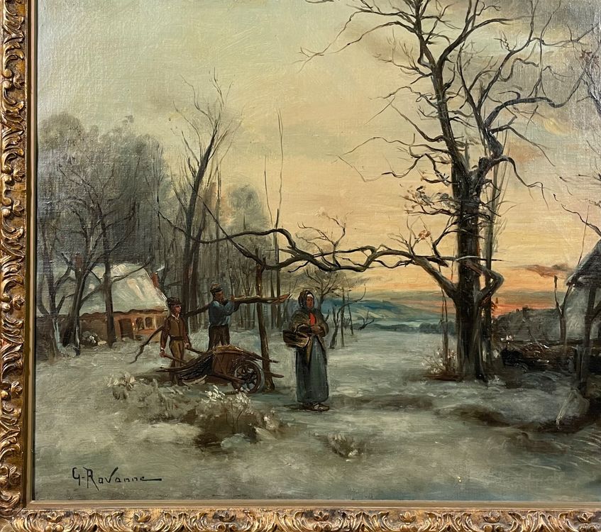 Leon Gustave Ravanne (1854-1904) grosses Gemälde (Gebraucht) in für CHF ...