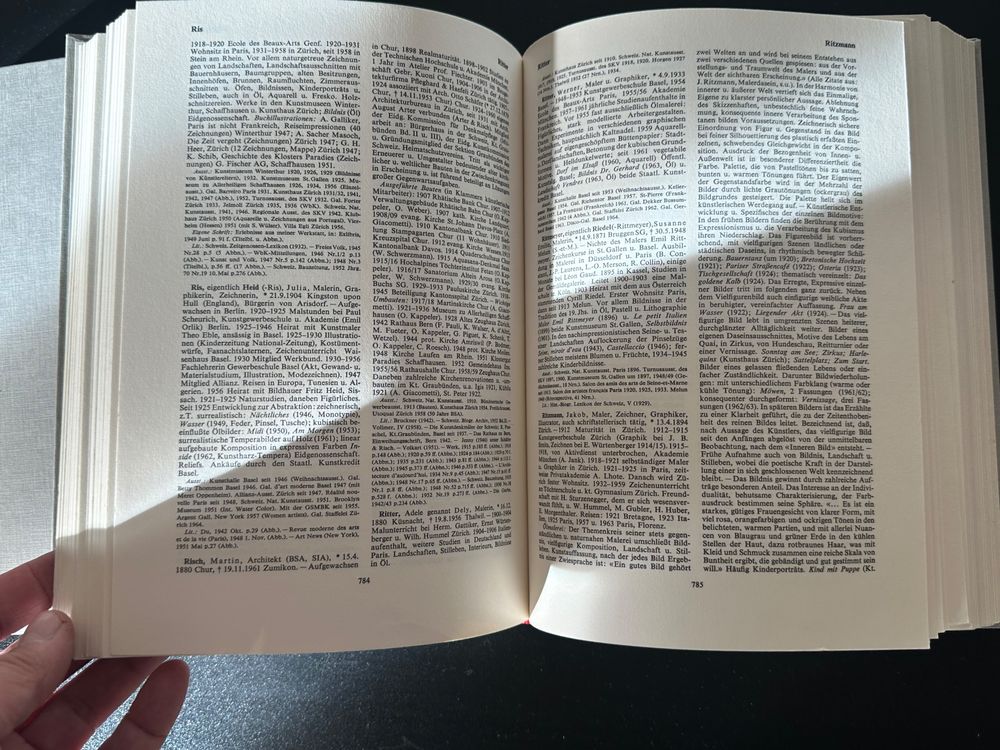 Künstlerlexikon der Schweiz XX Jahrhundert, Band I und II (Gebraucht ...