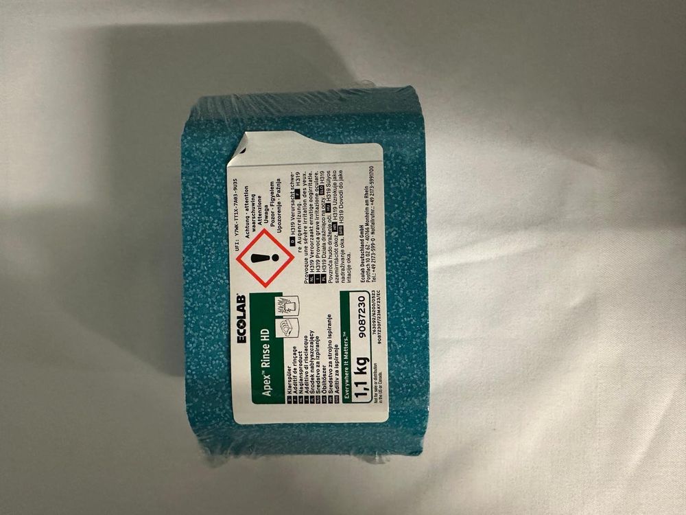 Ecolab Apex Rinse HD 1.1kg - Klarspüler für Geschirr! (Neu und ...