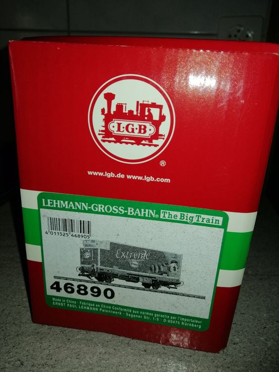 LGB - RhB Containerwagen "Nestle" - NEU OVP - SPUR G (Neu und originalverpackt) in Herisau für ...