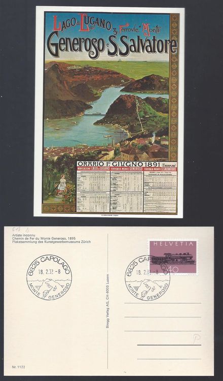 Karte mit Sst CAPOLAGO (TI) | Kaufen auf Ricardo