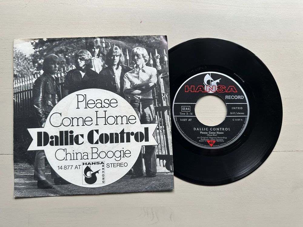 DALLIC CONTROL rare Single Please come home 70's Rock Top (Gebraucht ...