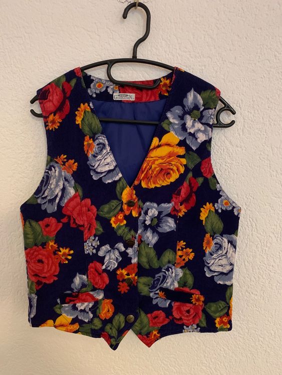 Vintage Weste Gilet New Generation Gr. 38 / S / M (Gebraucht) in ...