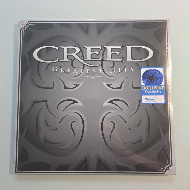 Creed-Greatest Hits-2LP on blue marble V (Walmart Exclusive) (Neu und ...
