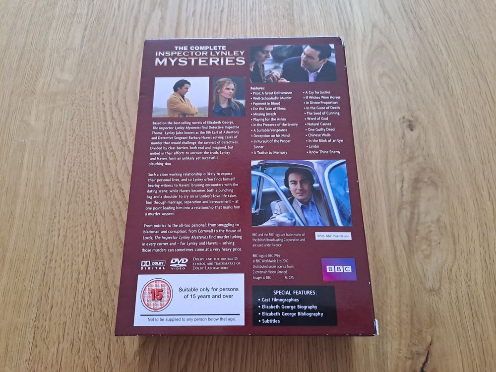 The Complete Inspector Lynley Mysteries DVD English (Gebraucht) in ...