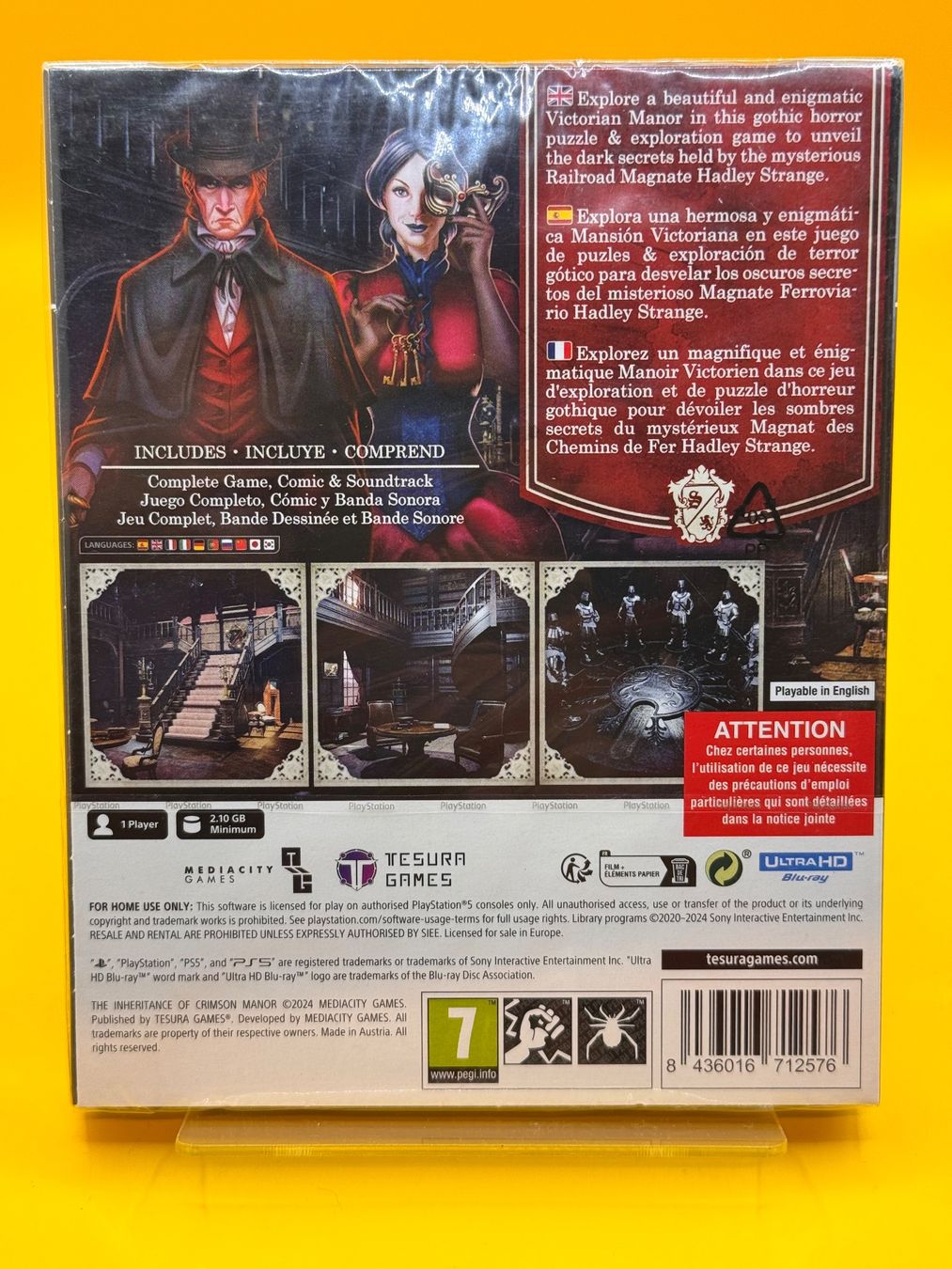 The Inheritance of Crimson Manor PS5, NEU & OVP! (Neu und ...