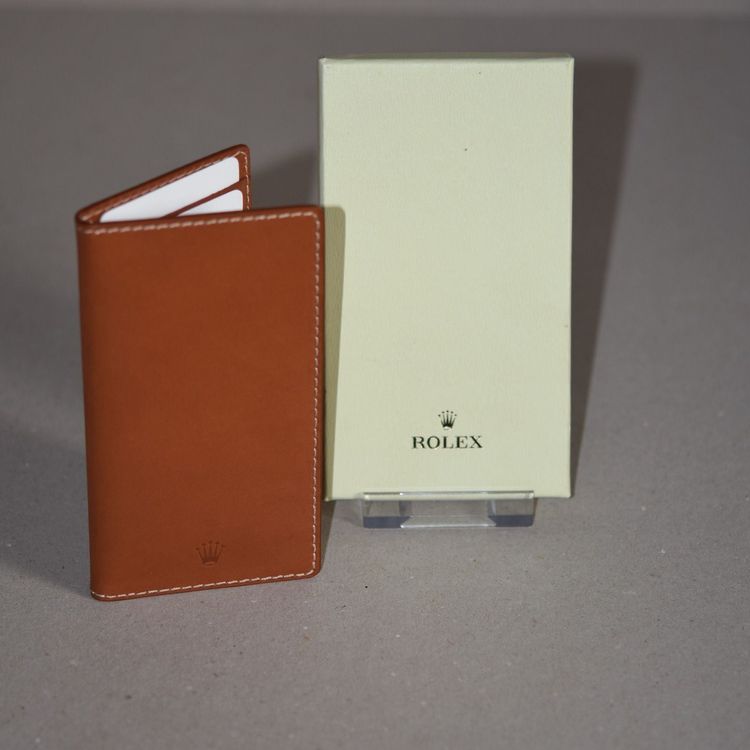 ROLEX Kredit- & Visitenkarten Leder Etui (Neu und originalverpackt) in ...