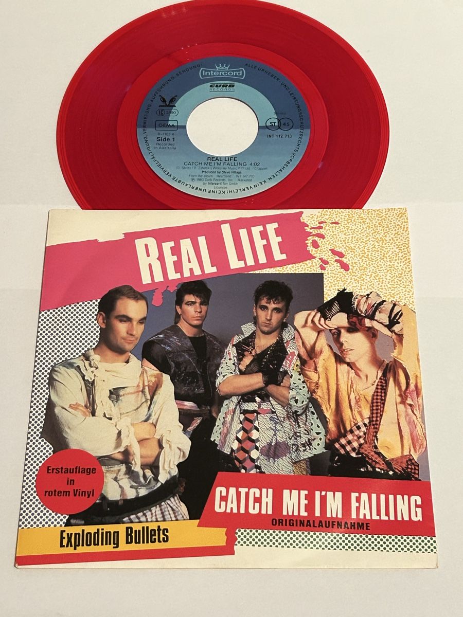 Real Life 1984. Red Vinyl. Catch Me I‘M Falling (Gebraucht) in ...