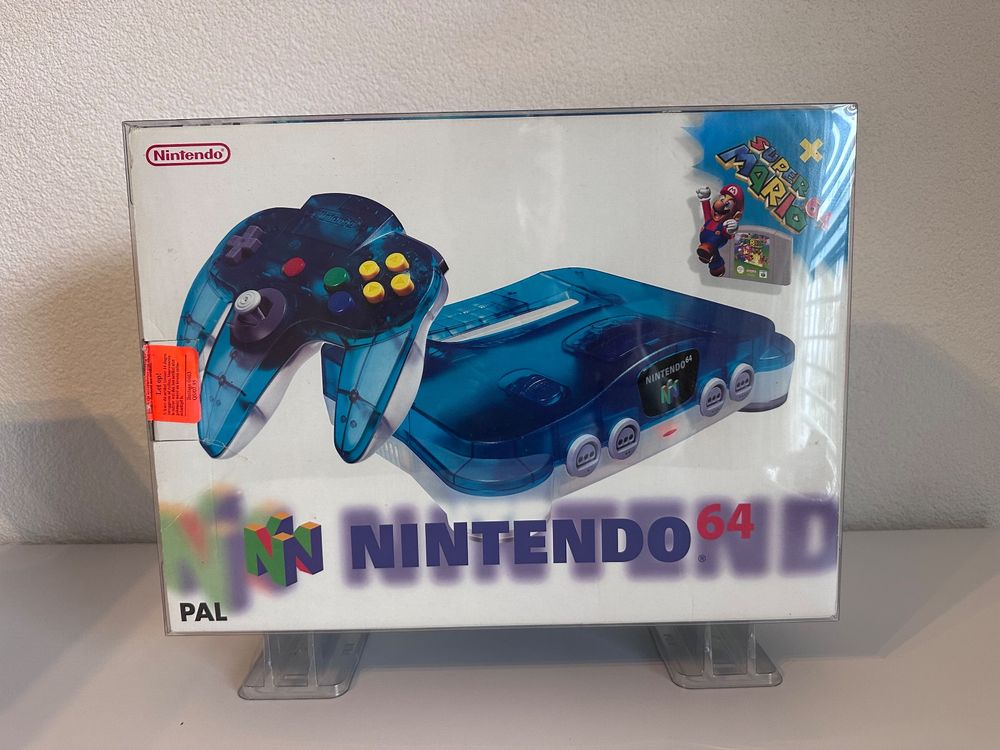 Nintendo N64 Blau Transparent sehr selten mit Ovp Ab 1.- (Gebraucht) in ...