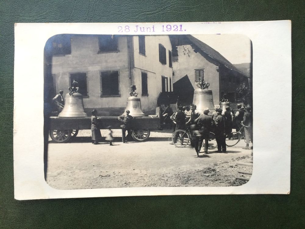 Historische AK Glocken Transport Aarau gel. Neftenbach 1921 (Gebraucht) in Küssnacht am Rigi für ...