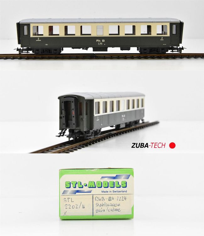 STL-Models 2202/4 Stahlwagen 2kl. RhB | Kaufen auf Ricardo