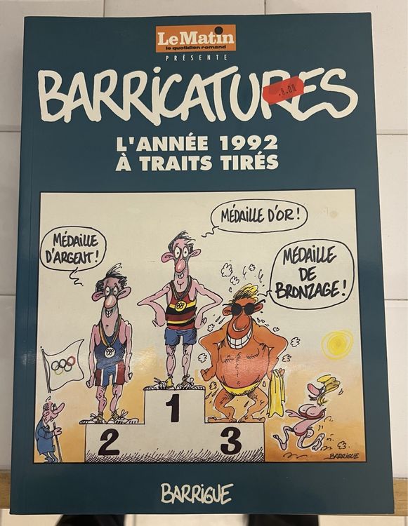 Barricades 1992 dessins humoristiques Barrigue Le Matin (D'occasion) à ...