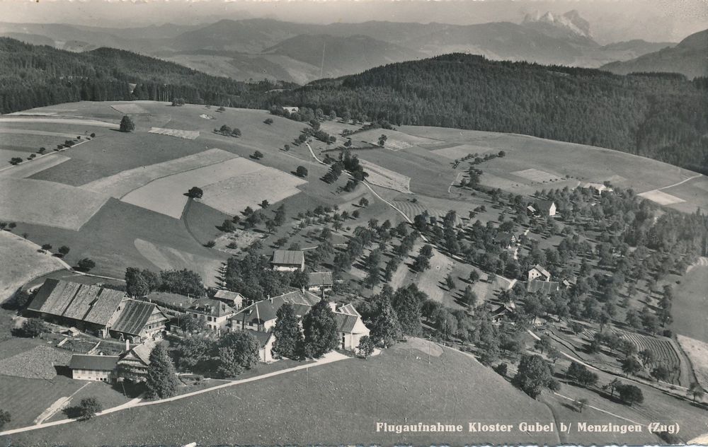 Postkarte Flugaufnahme Luftaufnahme Kloster Gubel Menzingen | Kaufen ...