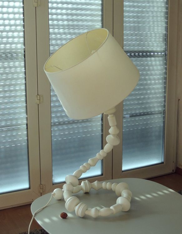 Lampe en bois tourné Svarva, Ikea, Suède, années 2000 (D'occasion) à La ...