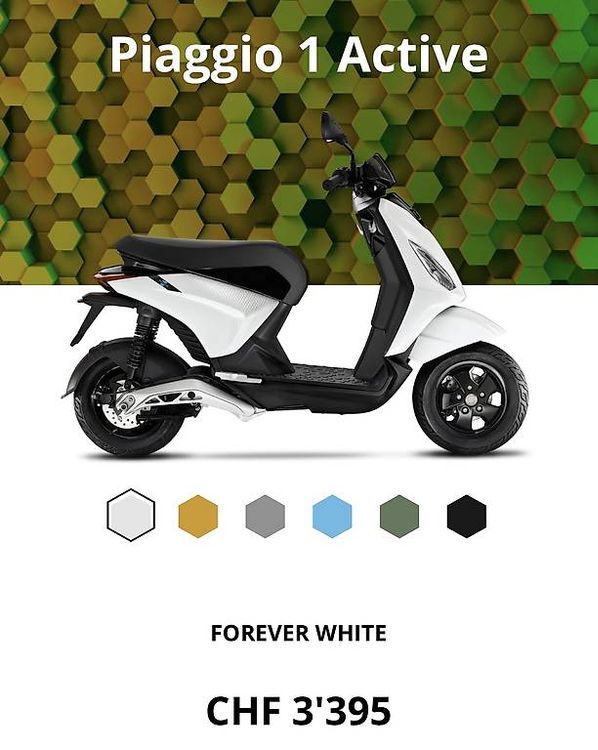 Piaggio 1 Active (ungebraucht) (Neu (gemäss Beschreibung)) in Eggersriet für CHF 2200 – nur ...