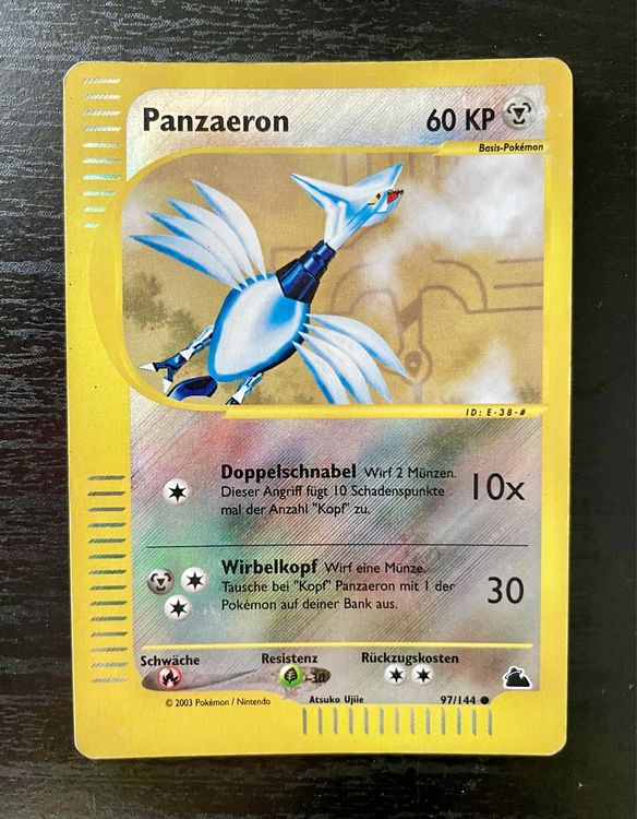 Panzaeron Holo Skyridge Pokemon Karte 2. Gen (97/144, 2003) | Kaufen auf Ricardo