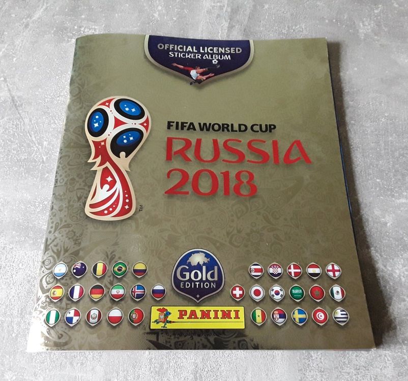 Album WC 2018 Panini *** Gold Edition | Kaufen auf Ricardo