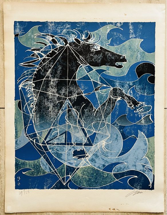 Hans Erni Original Lithografie (Gebraucht) in Herrliberg für CHF 146 – mit Lieferung auf Ricardo ...