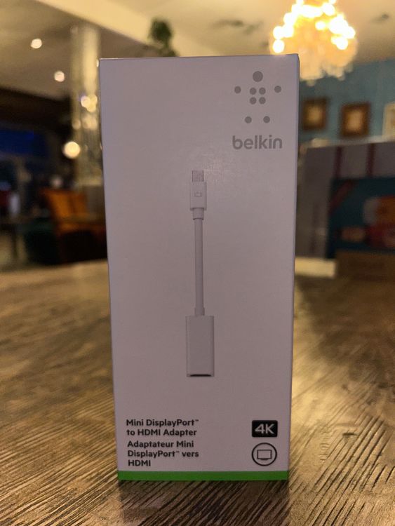 Belkin 4K Mini DisplayPort auf HDMI-Adapter (Neu und originalverpackt ...