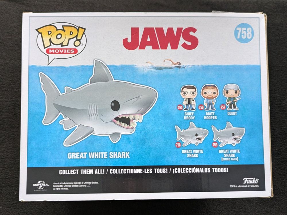Funko Pop! Movies Jaws - Great White Shark #758 (Neu (gemäss ...