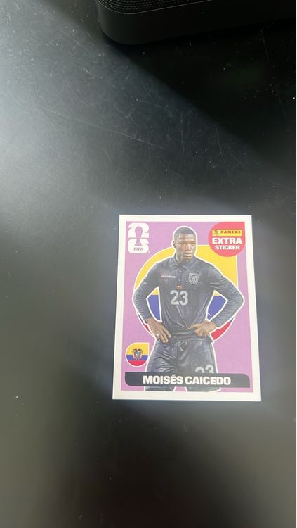 Panini EXTRA Sticker Moises Caicedo Ecuador Fussball 2022 WM (Gebraucht ...