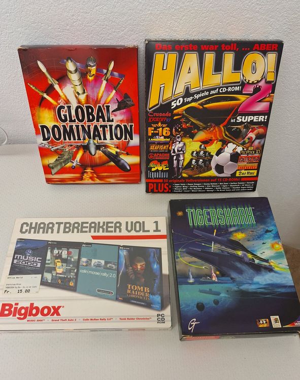 Diverse Big Box Computer Games | Kaufen auf Ricardo