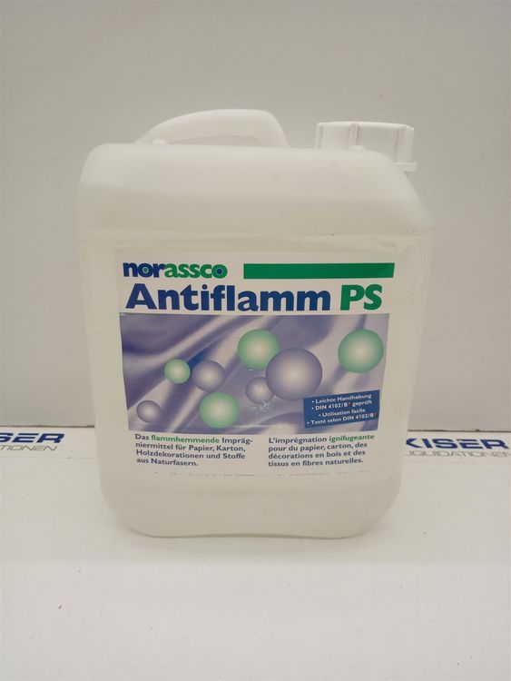 5 Liter Antiflamm PS, Norassco (Neu und originalverpackt) in Siebnen ...