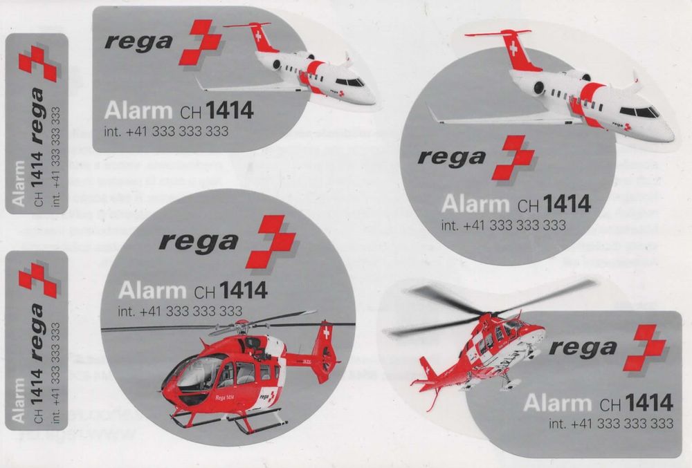 Aufkleber - Helikopter "REGA" | Kaufen auf Ricardo