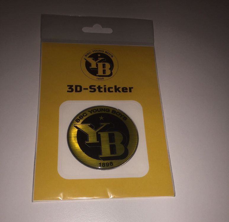 Aufkleber YB Young Boys 3D Sticker (Neu und originalverpackt) in ...
