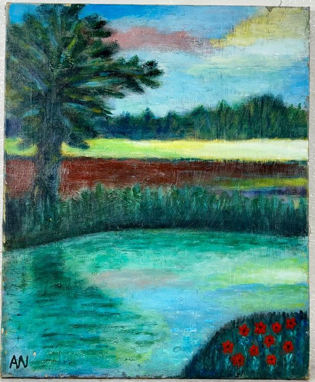 Alte Landschaft Gemälde Monogrammiert AN (Gebraucht) in Root für CHF 10 – mit Lieferung auf ...