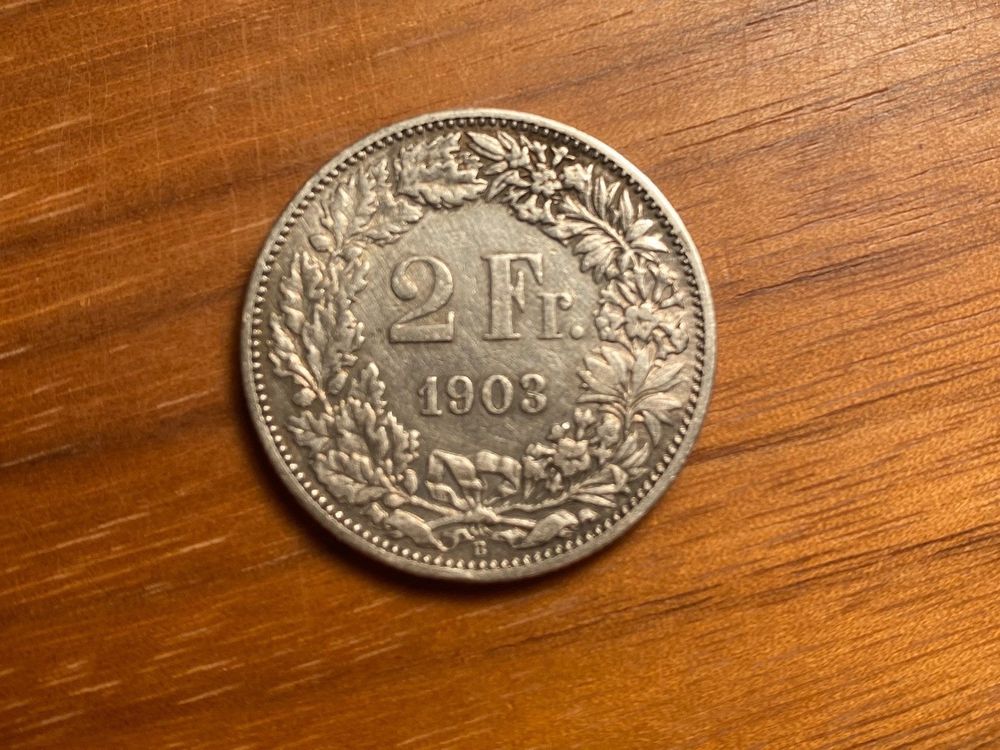 2 Franken 1903 Schweiz Silber | Kaufen auf Ricardo