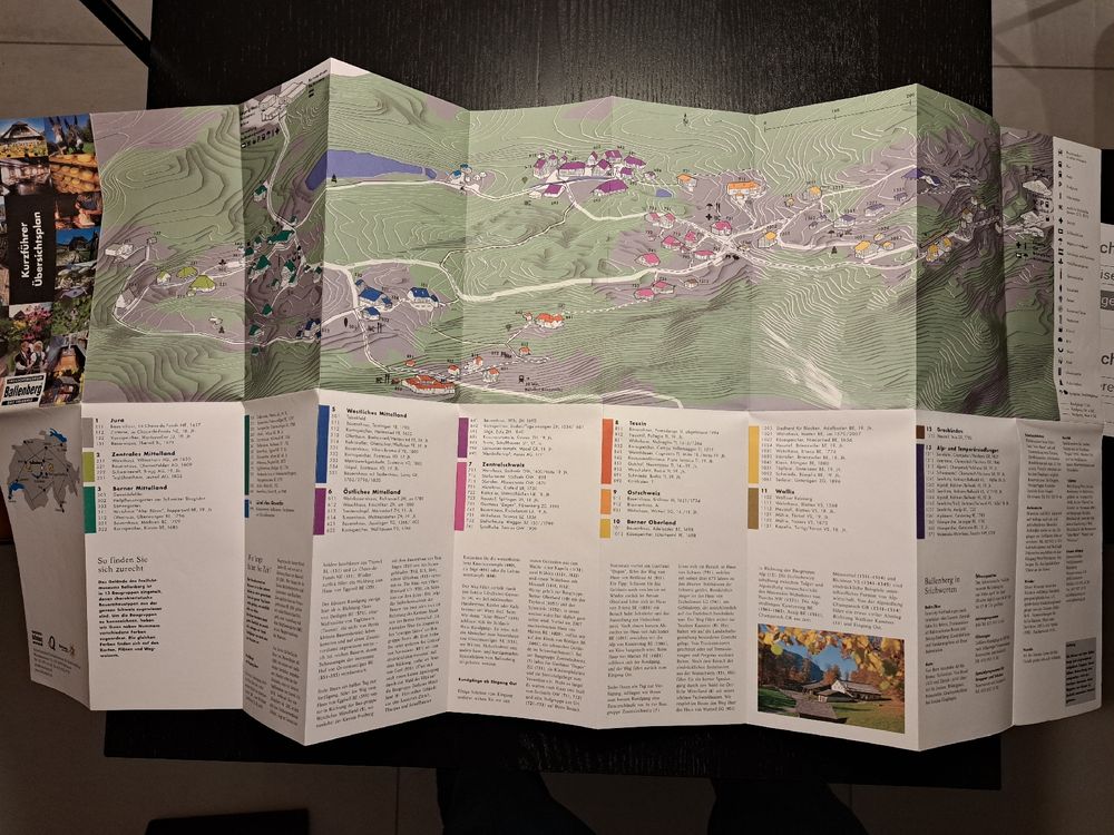 Museumsführer Ballenberg mit Kurzführer Übersichtsplan (Gebraucht) in ...