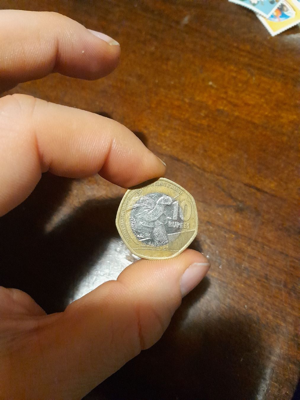 Pièce rare des Seychelles - 10 roupies - année 2016 (D'occasion) à ...