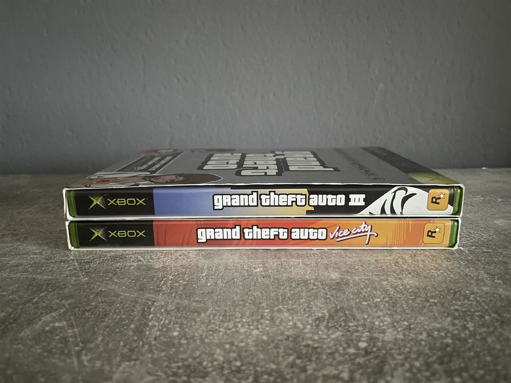 Grand Theft Auto: Double Pack - GTA 3 & VICE CITY - XBOX (Neu (gemäss ...