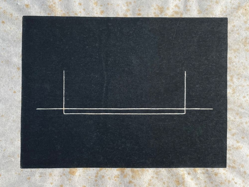 Moderner Holzschnitt unleserlich Signiert (Gebraucht) in Root für CHF 110 – mit Lieferung auf ...