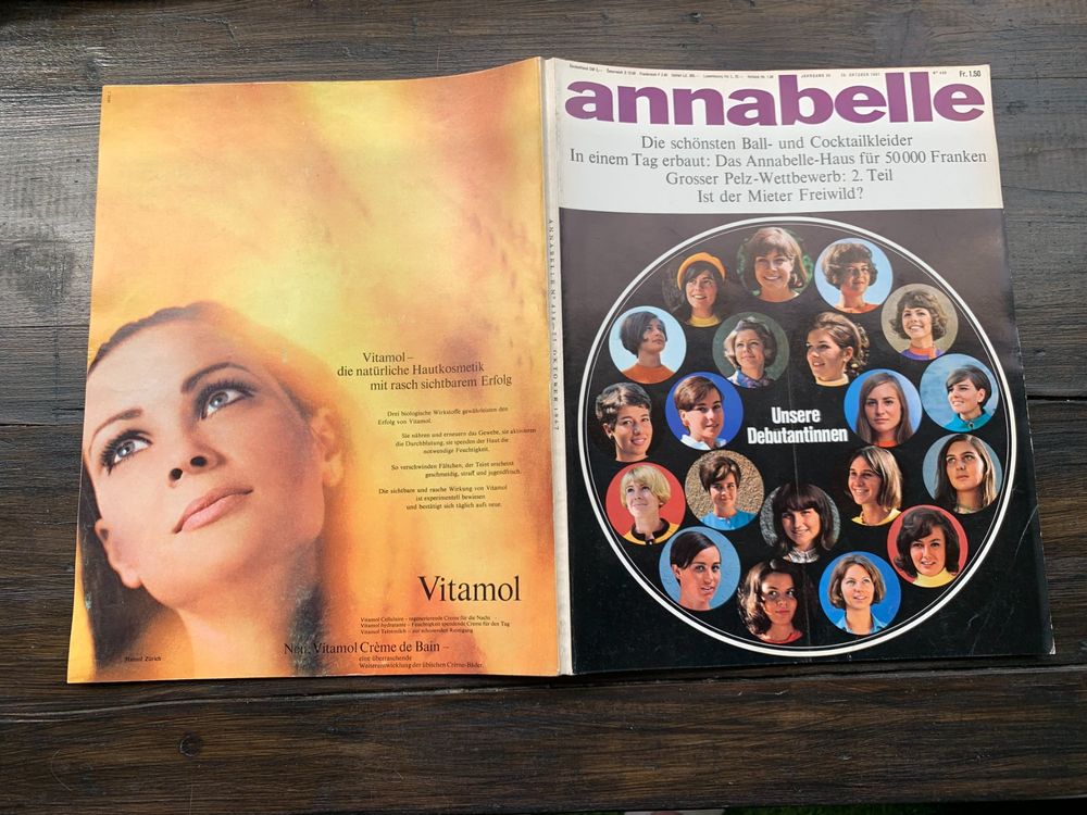 Voluminöse Ausgabe der Annabelle Zeitschrift No. 438 / 1967 | Kaufen ...
