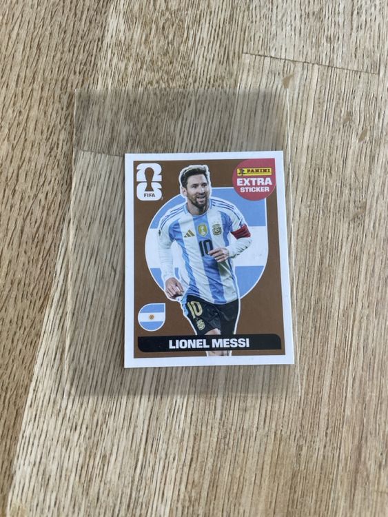 Panini WM 2026 Extra Sticker – LIONEL MESSI – BRONZE (Neu (gemäss ...