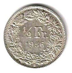 1/2 Fr. Münze 1966 Silber | Kaufen auf Ricardo