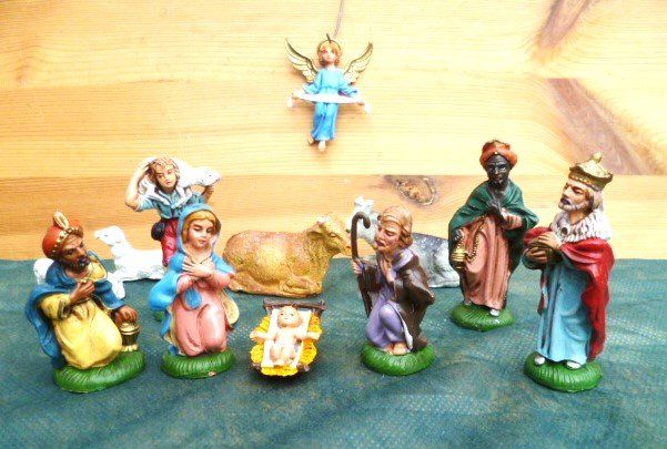 Kompl. antikes Krippenspiel 12-teilig | Kaufen auf Ricardo