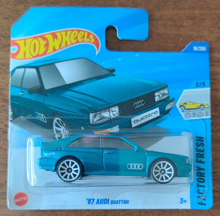 HOT WHEELS - '87 AUDI QUATTRO - FACTORY FRESH | Kaufen auf Ricardo