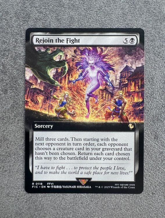 Extended Art Rejoin the Fight FINAL FANTASY NM (Neu (gemäss ...