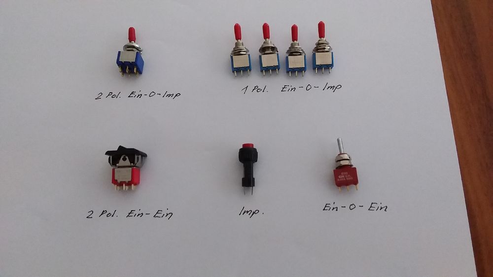 Schalter Taster diverse (Neuf (Voir description)) à Dübendorf pour CHF ...