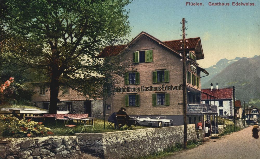 Flüelen, Gasthaus Edelweiss (Gebraucht) in Bronschhofen für CHF 15 – mit Lieferung auf Ricardo ...