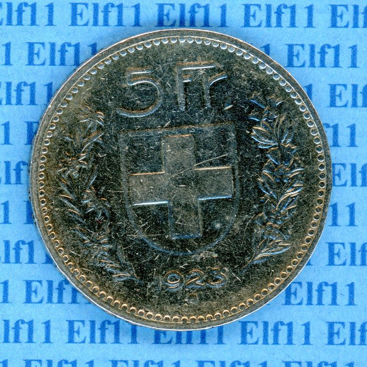 CHF___5.00 1923 ss 5 Franken | Kaufen auf Ricardo
