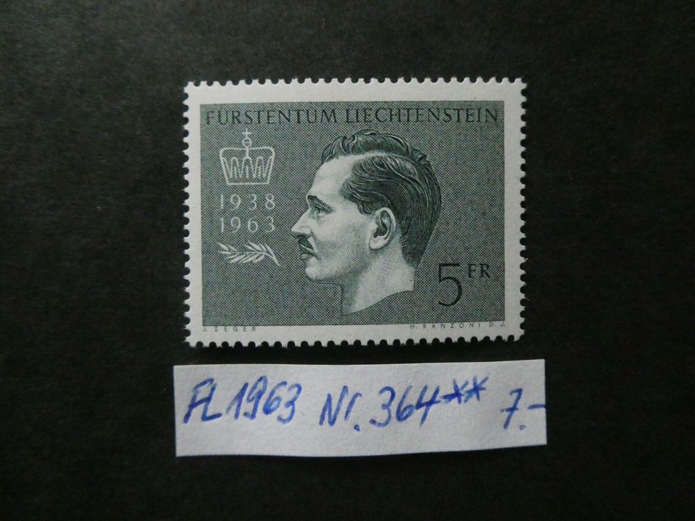 FL 1963 Nr. 364 postfrisch (Gebraucht) in Lausen für CHF 1.5 – mit Lieferung auf Ricardo kaufen