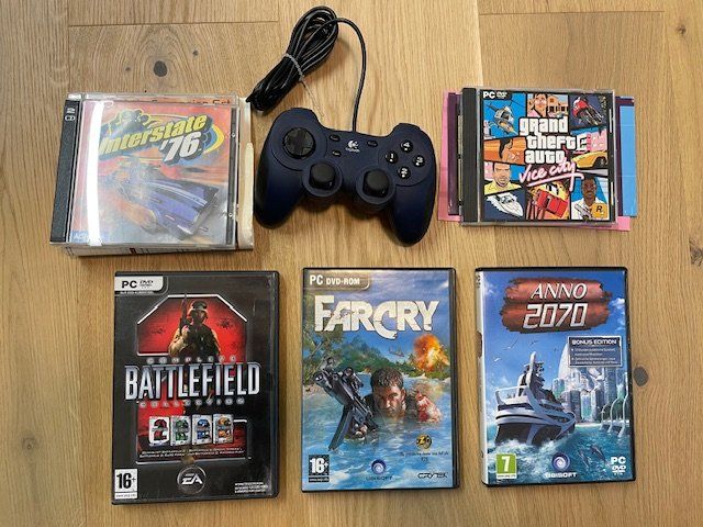 Logitech Game Pad mit 5 Games (Gebraucht) in Grosshöchstetten für CHF 1 ...