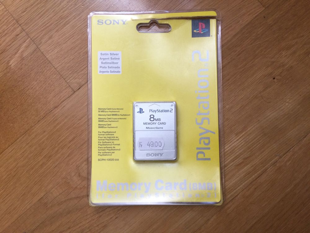 PS2 Memory Card Silber (Neu (gemäss Beschreibung)) in Basel für CHF 15 ...