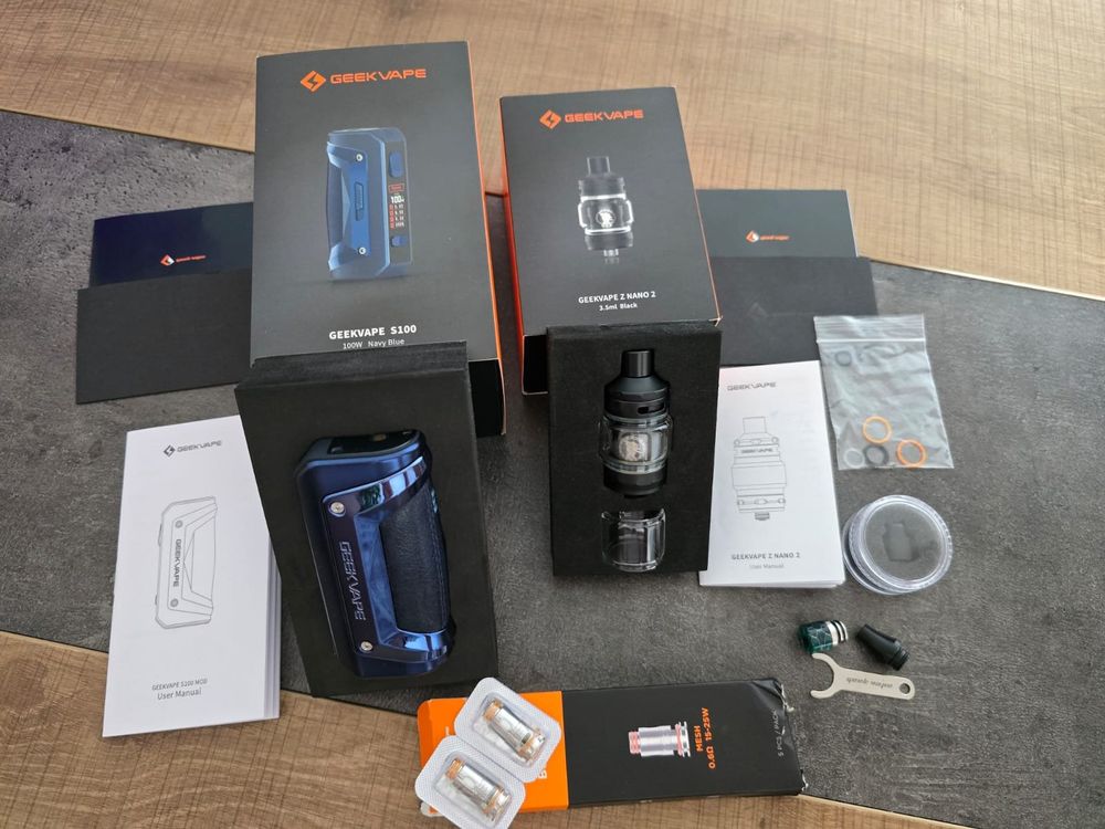 Geek Vape S100 AEGIS SOLO 2 BOX 100W + GeekVape Z Nano 2 | Kaufen auf ...