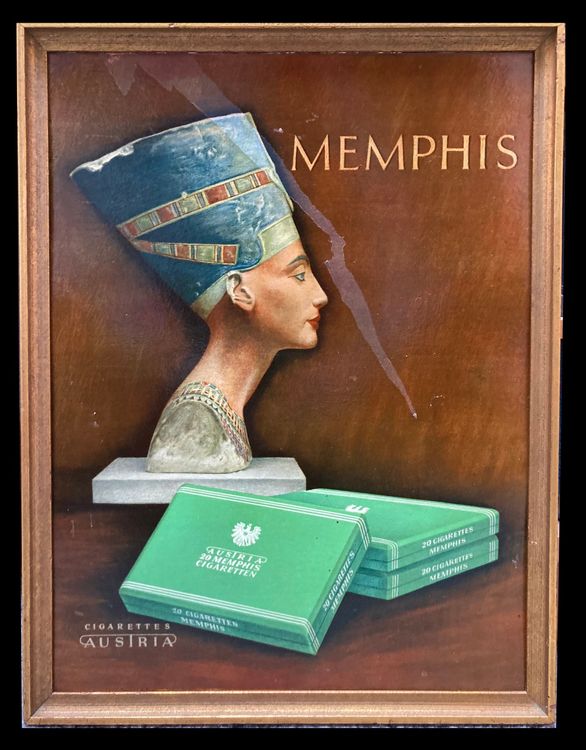🌟 MEMPHIS ZIGARETTEN WERBUNG SCHWEIZ CIGARETTES AUSTRIA 🌟 (Gebraucht ...